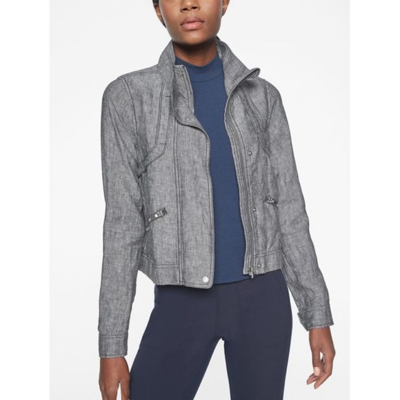 Athleta | Jackets & Coats | Athleta Sahara Linen Jacket Nwt | Poshmark